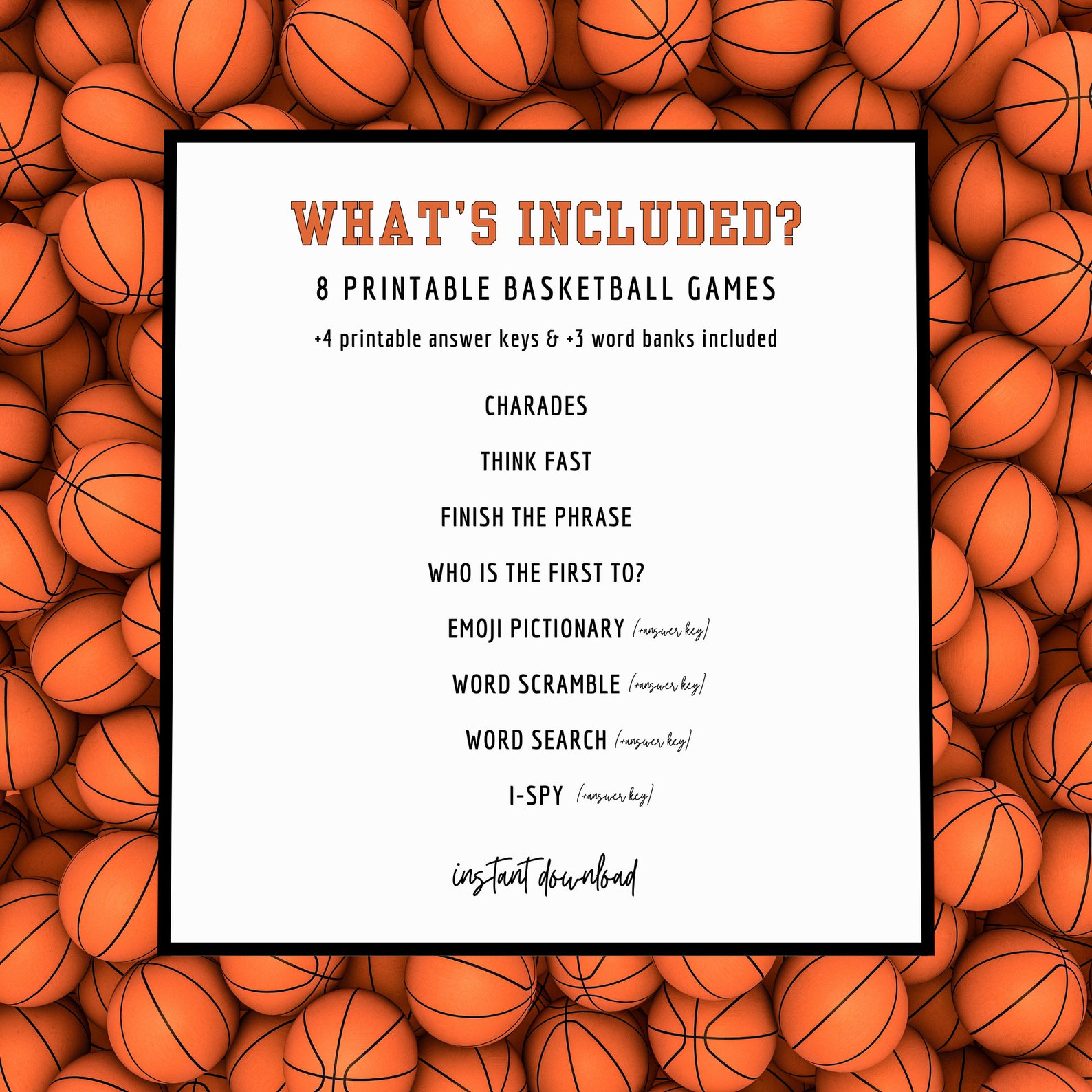 Basketball Printable Games, Printable Kid's Basketball Games ...