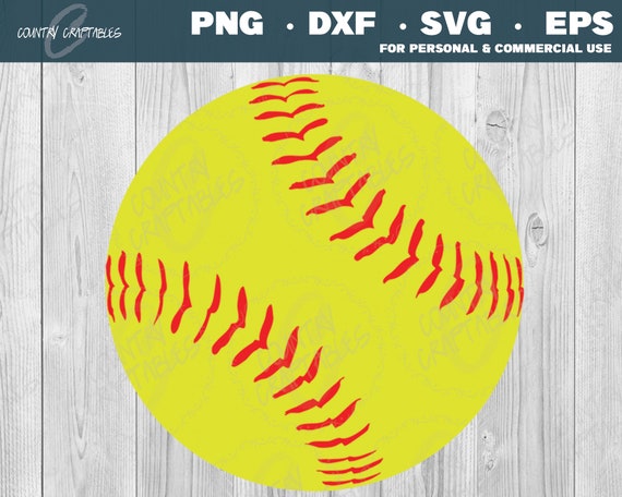 Softball SVG Softball Png Softball Cut Files Softball - Etsy