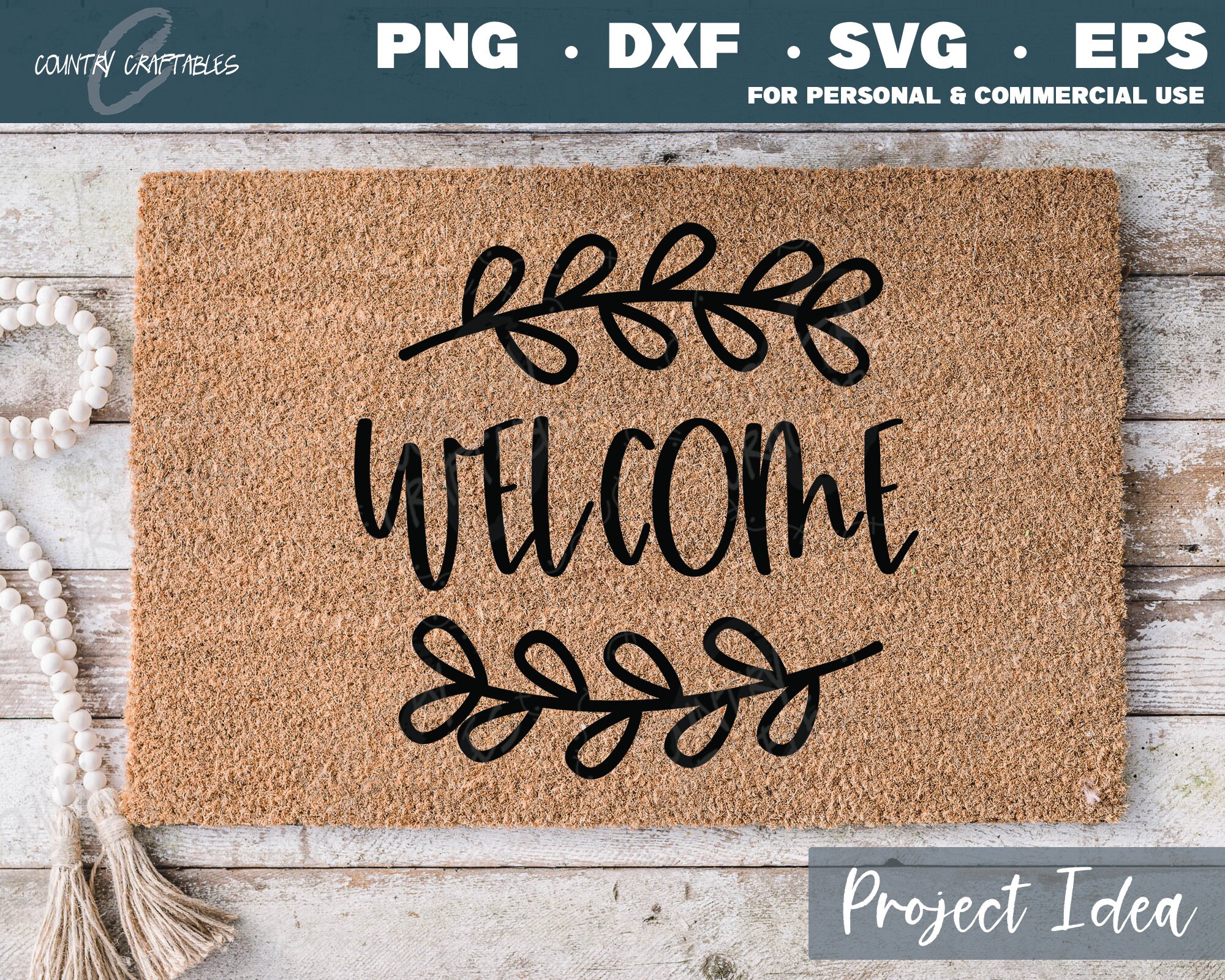 Front Porch Svg Doormat Svg Welcome Cut File Rustic - Etsy