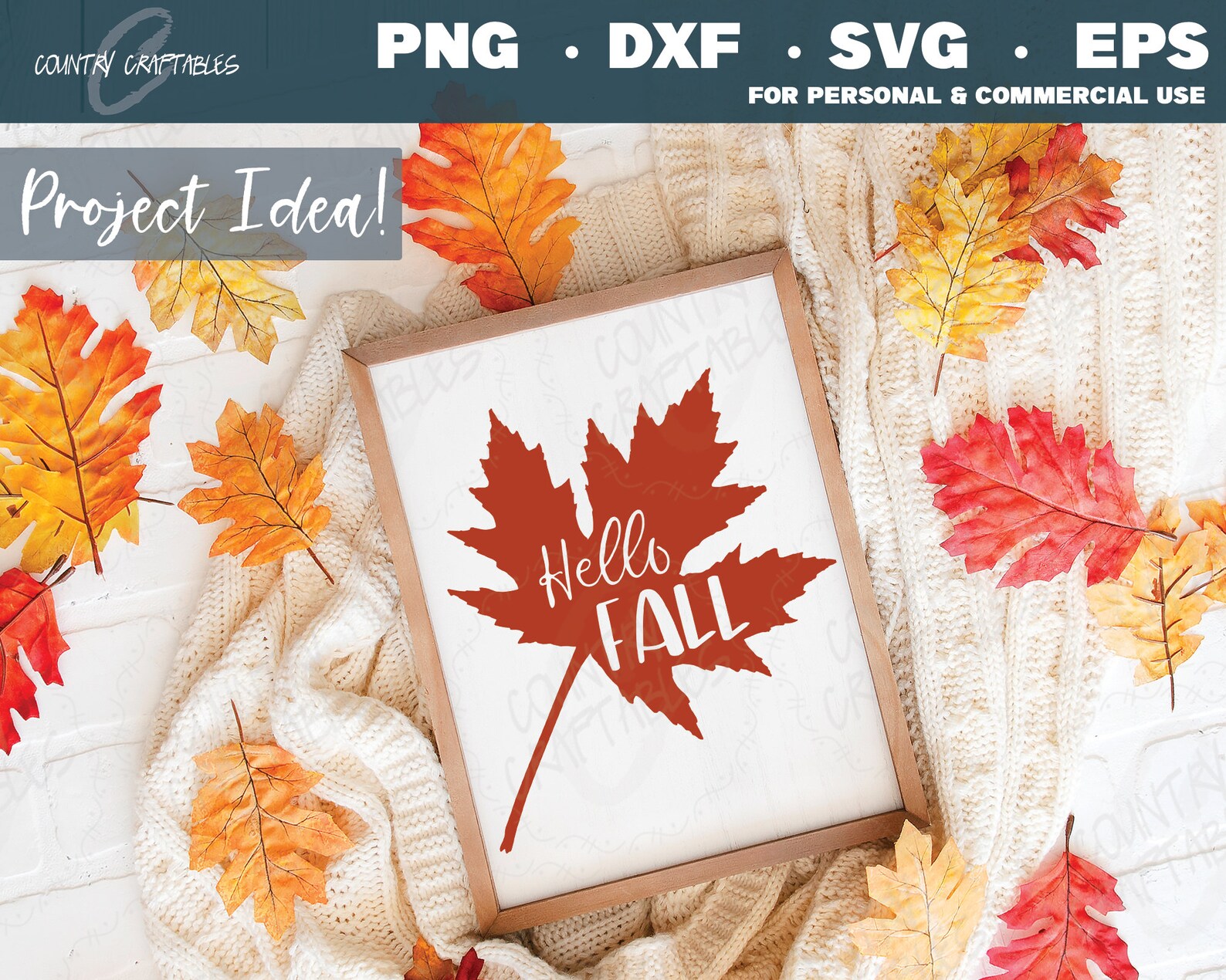 Hello Fall SVG Fall SVG Leaves Svg Autumn Svg Fall Leaves - Etsy