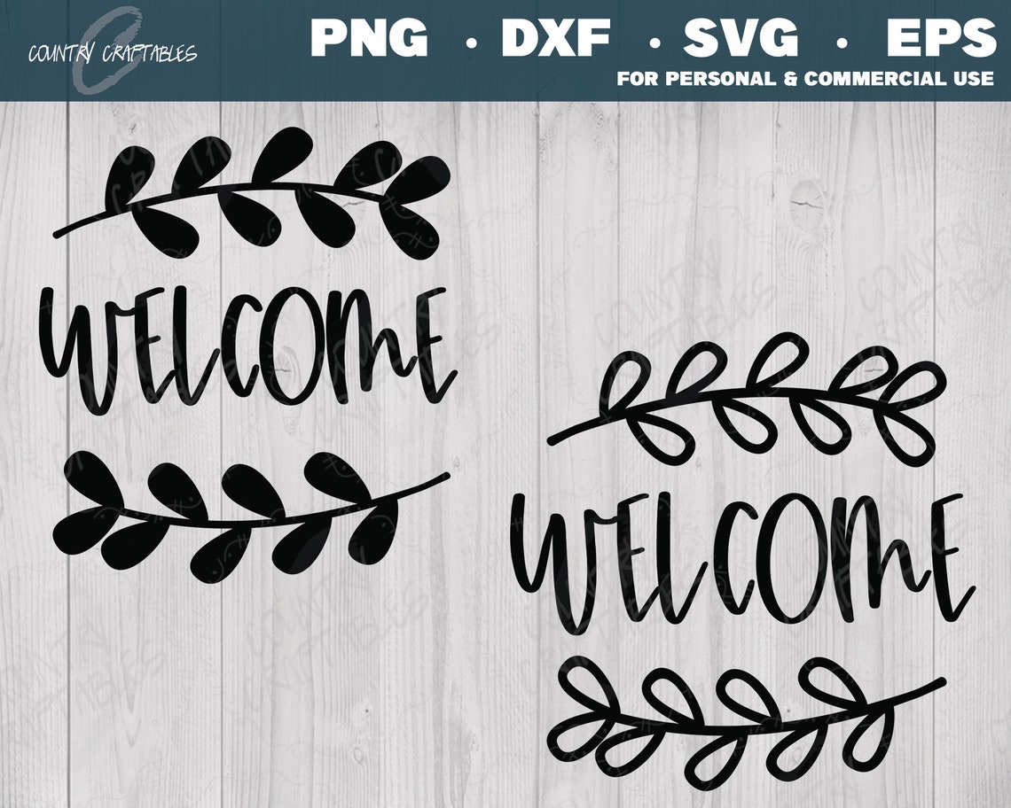 Front Porch Svg Doormat Svg Welcome Cut File Rustic - Etsy