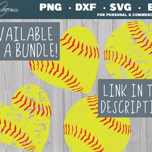 Distressed Softball SVG, Distressed Softball Png, Softball Svg, Grunge ...