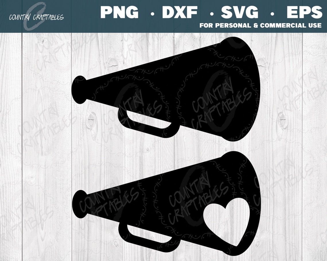 Cheer SVG Megaphone Svg Cheer Clip Art Cheer Shirt Svg - Etsy