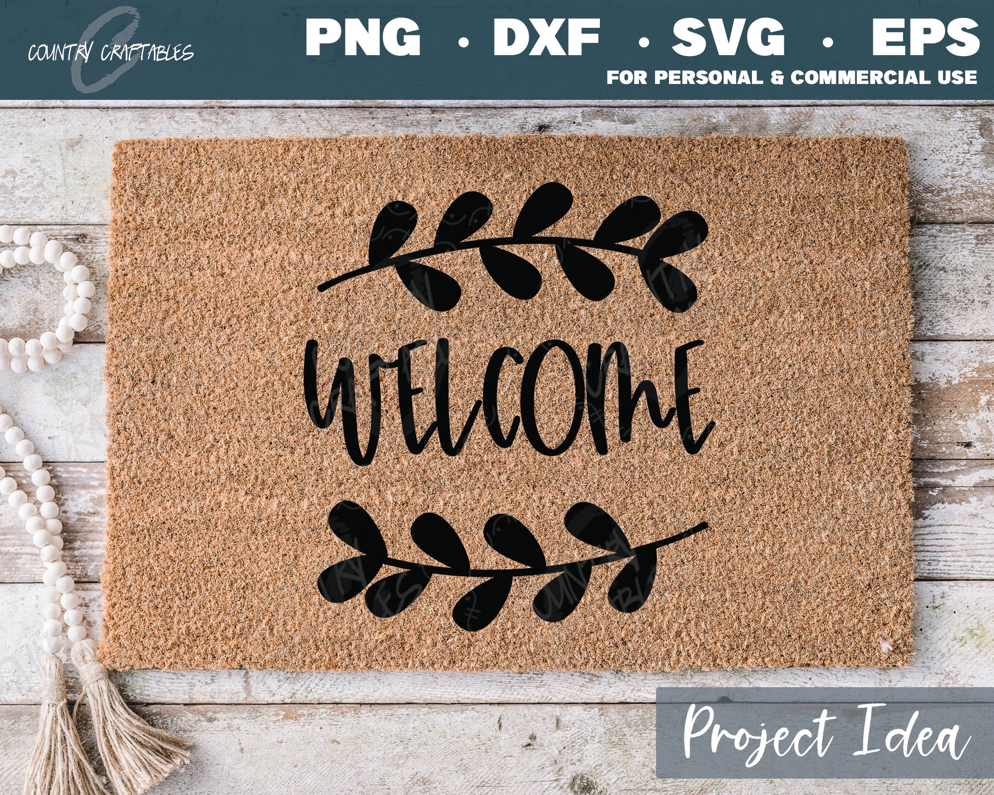 Front Porch Svg Doormat Svg Welcome Cut File Rustic - Etsy