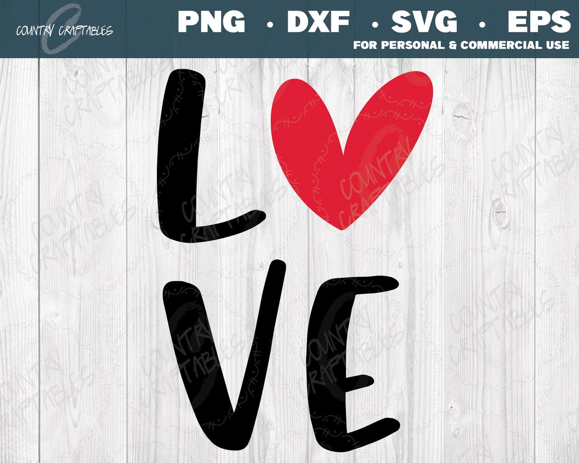 Love Heart Svg Valentines Cut Files Svg for Shirts - Etsy