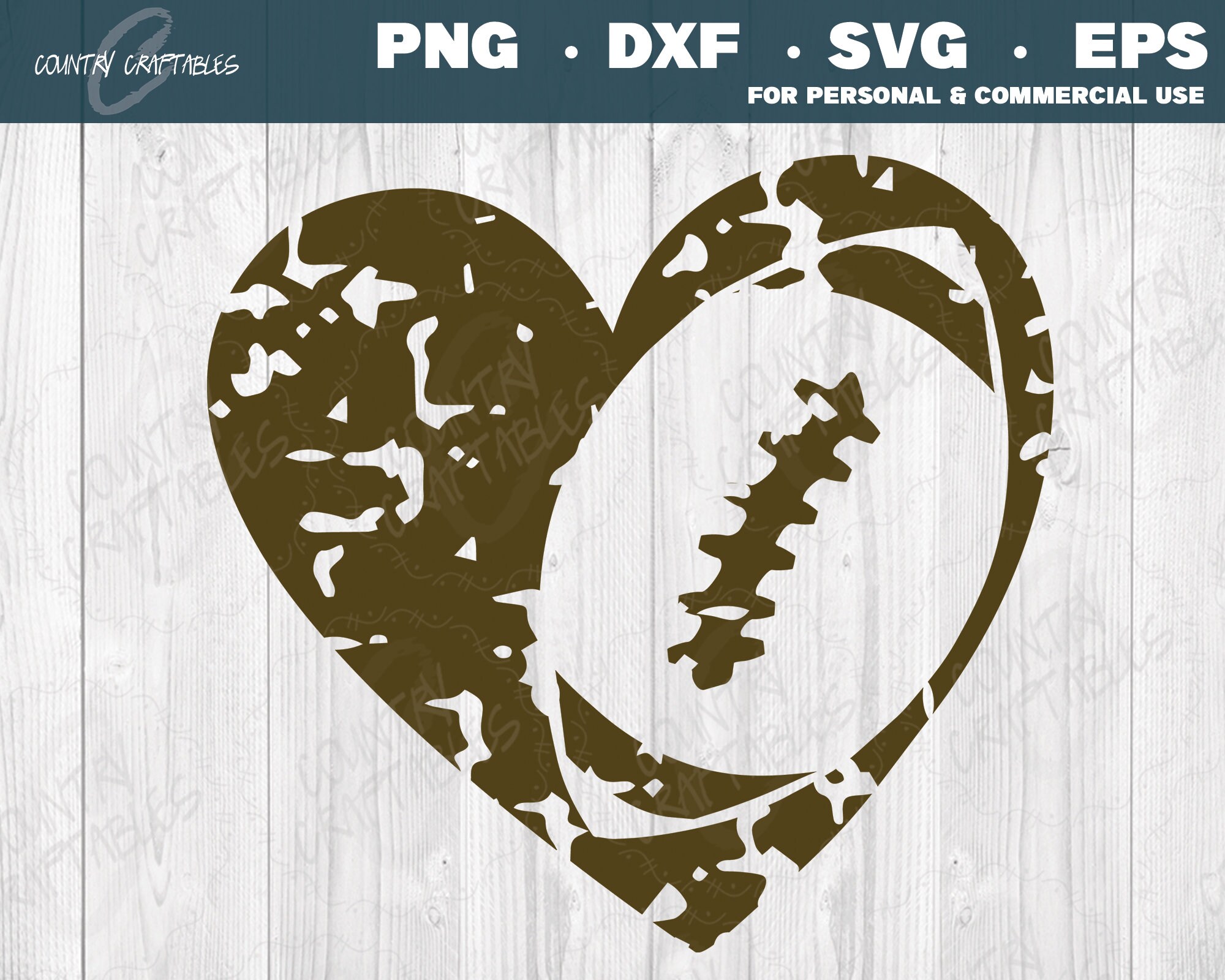 Football Heart SVG Football SVG Bundle Distressed Football - Etsy
