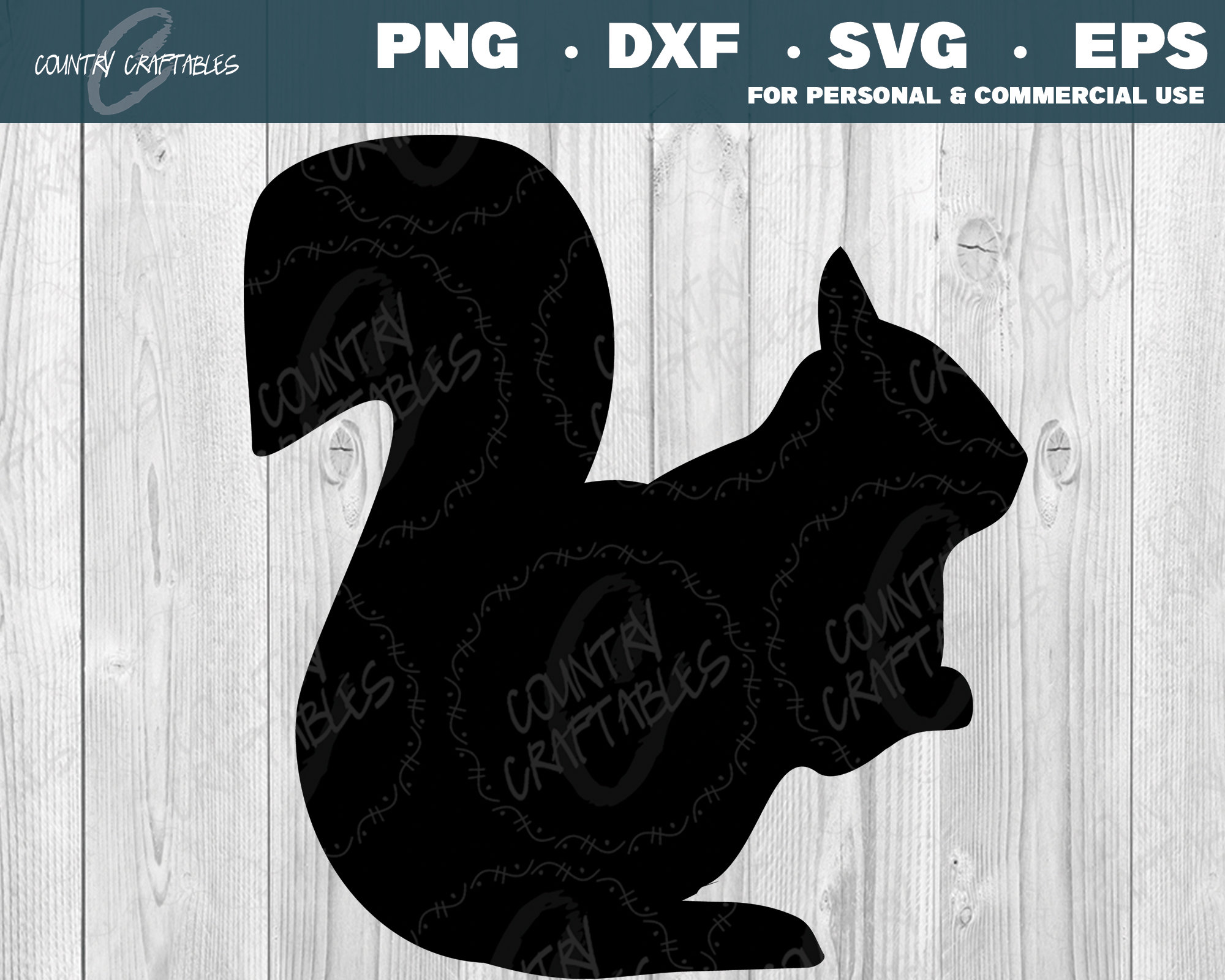 Running Squirrel Stencil