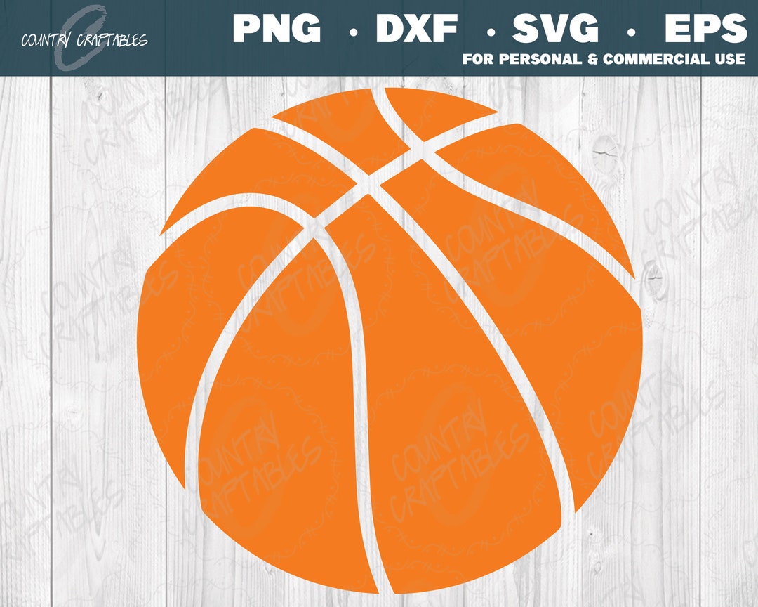 Basketball SVG, Basketball Png, Basketball Cut File, Basketball Outline ...