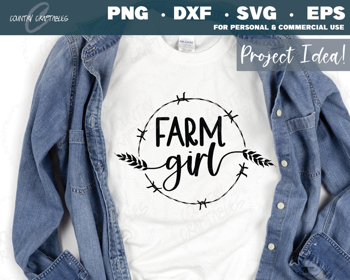 Farm Girl SVG Farm Shirt Svg Farm Svg Farm Girl Png | Etsy