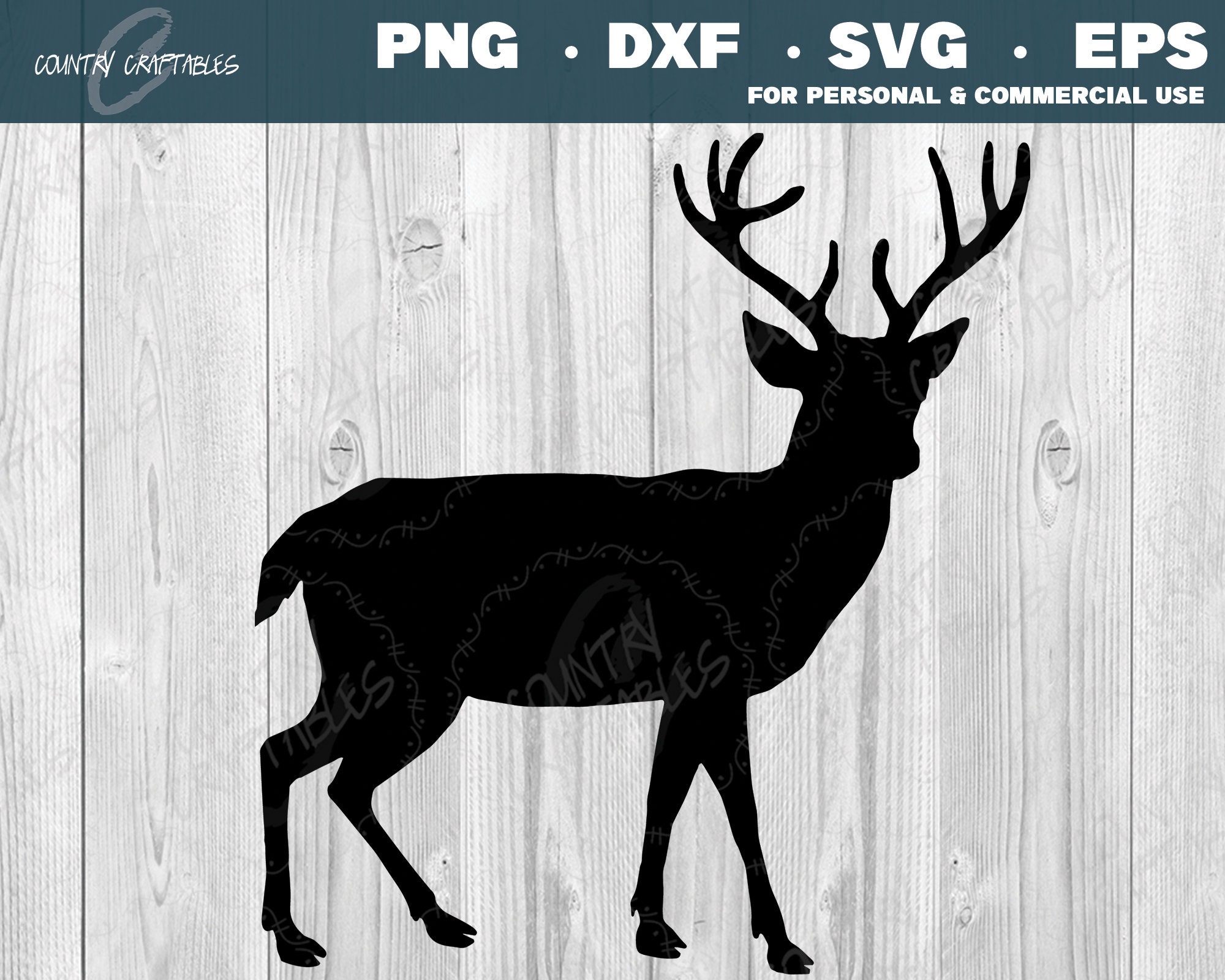 Hirsch SVG, Hirsch Silhouette SVG, Waldtier Svg, Hirsch Jagd Svg ...
