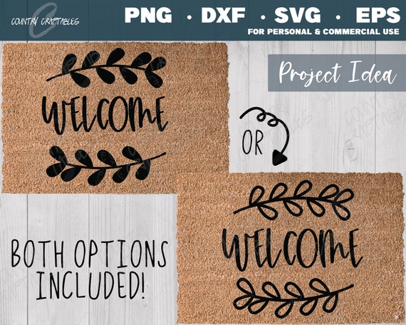 Front Porch Svg Doormat Svg Welcome Cut File Rustic | Etsy