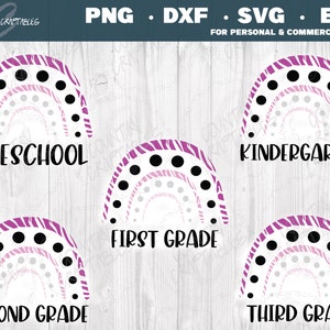 School Grade SVG Back to School Grade SVG First Day of - Etsy