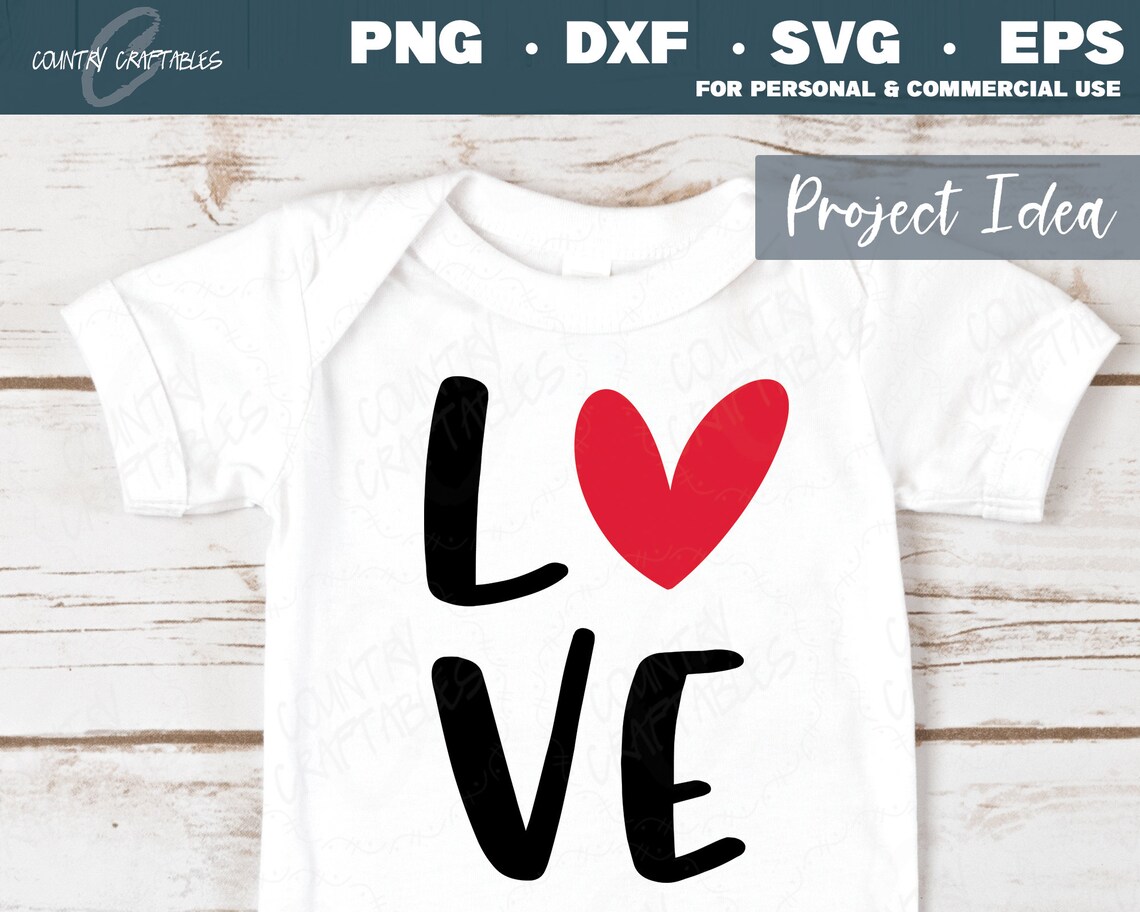 Love Heart Svg Valentines Cut Files Svg for Shirts - Etsy