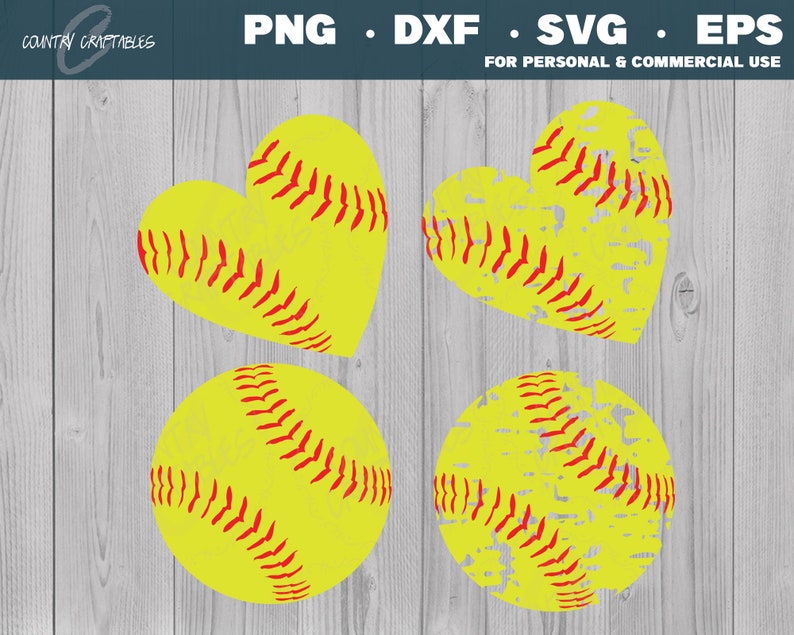 Softball SVG Softball SVG Bundle Softball Stitches SVG - Etsy