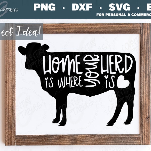 Herd Sign Svg - Etsy