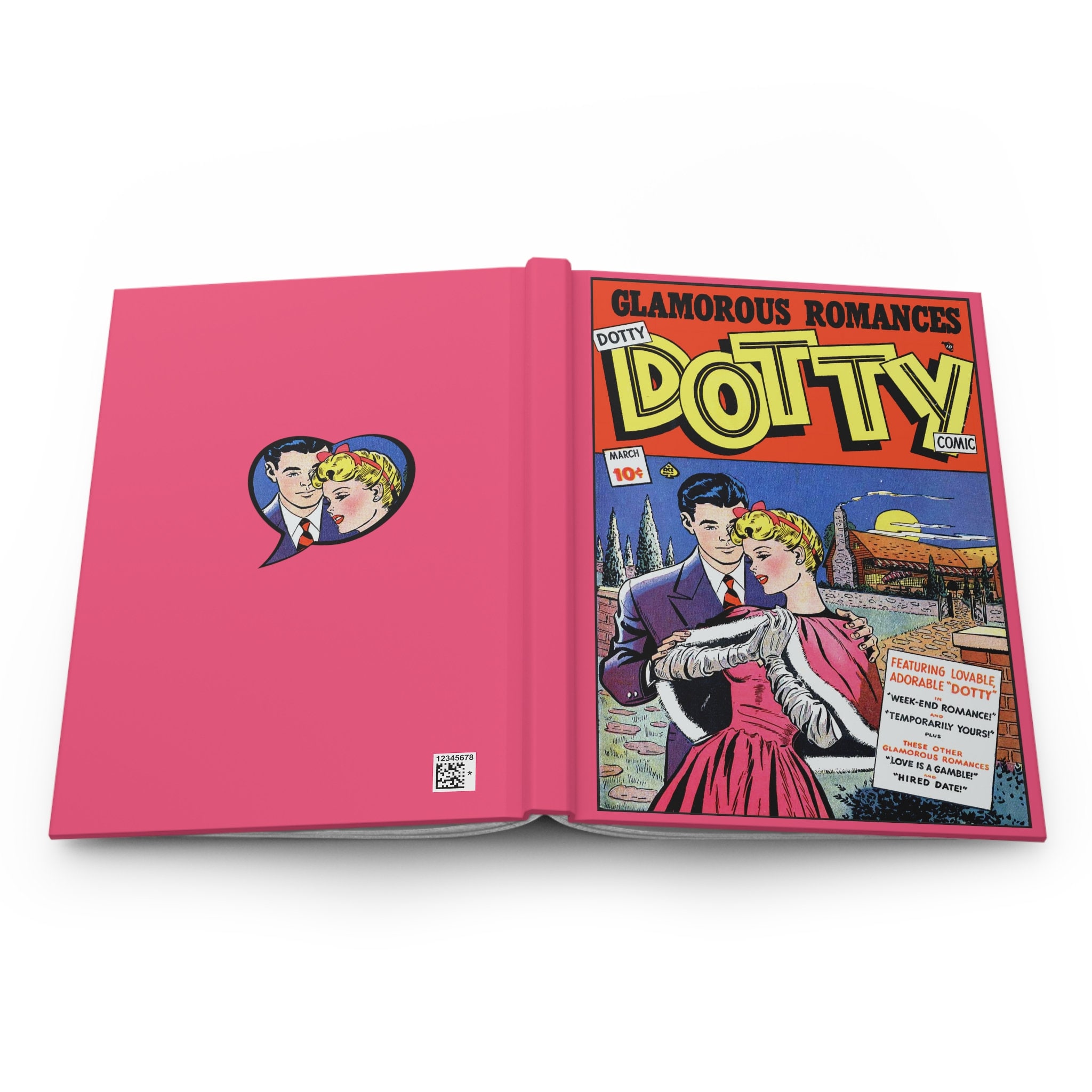Vintage Romance Comic Book Gift Hardcover Journal for Teens - Etsy