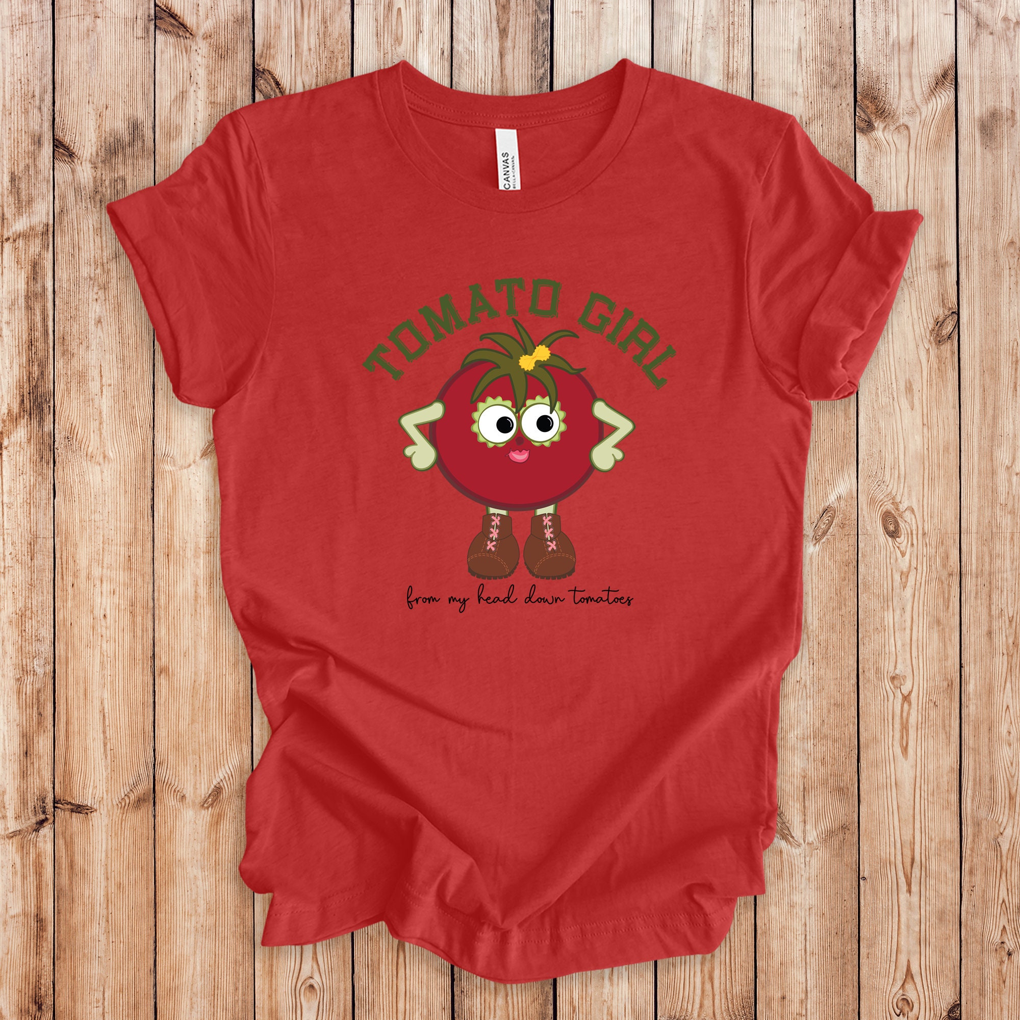 Tomato Girl From My Head Down Tomatoes Perfect Gift for Gardeners ...