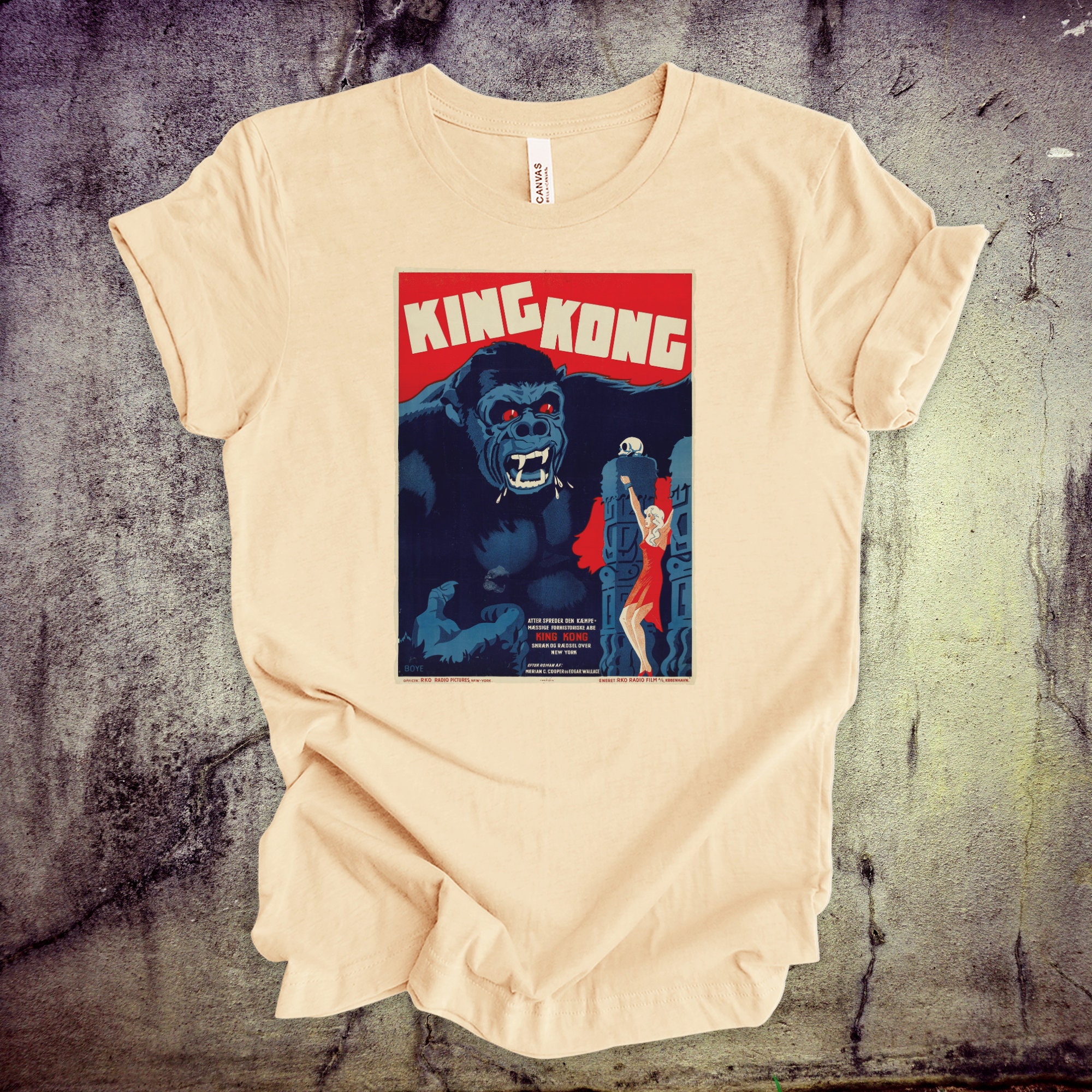 Mens Shirt King Kong Danish Movie Posters Gift for Him Old - Etsy