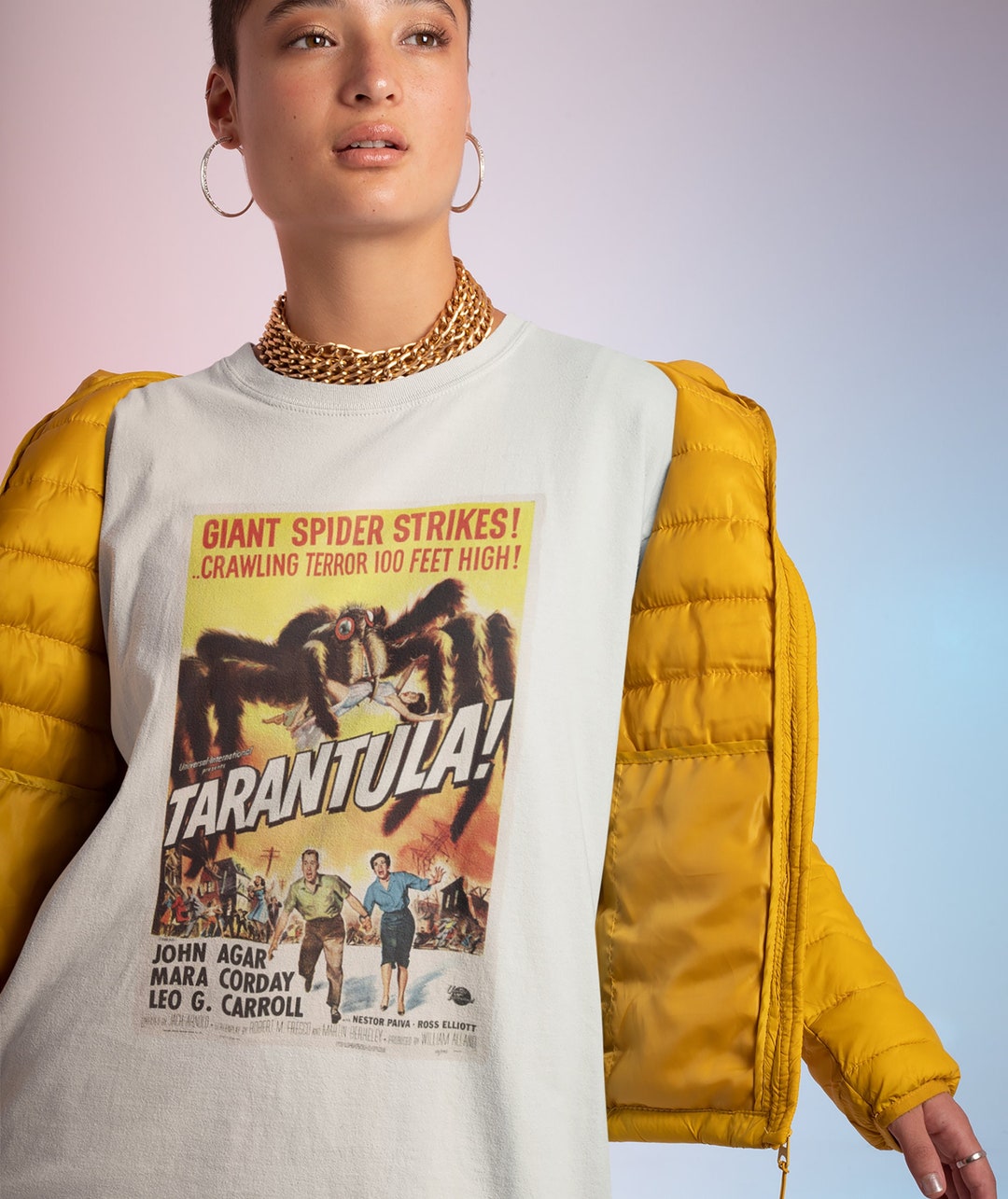 Monster Movie Tshirt Gift for Men Tarantula Creature Old Hollywood ...