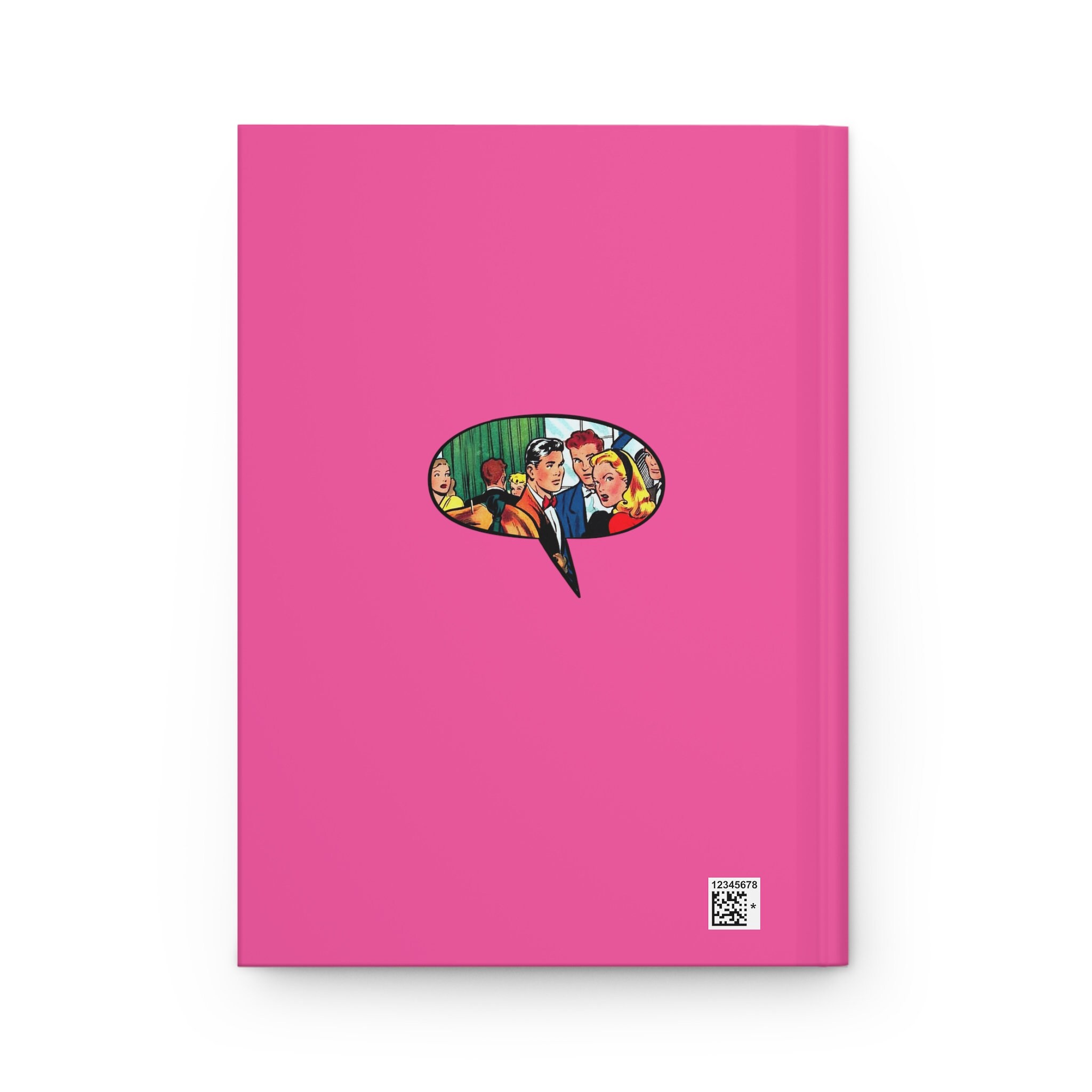 Teens Cartoon Back to School Comic Hardcover Journal Retro Comic Book ...