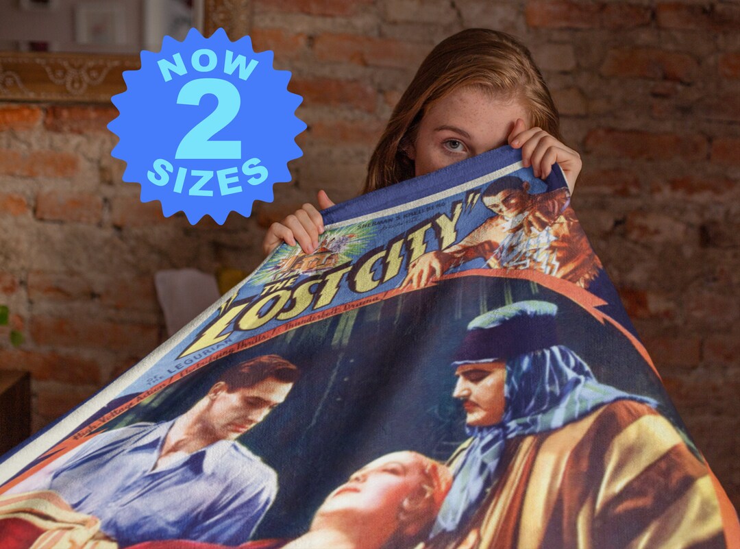 Home Theater Decor Gift for Dad Retro Scifi Movie Plush Blanket Gift ...