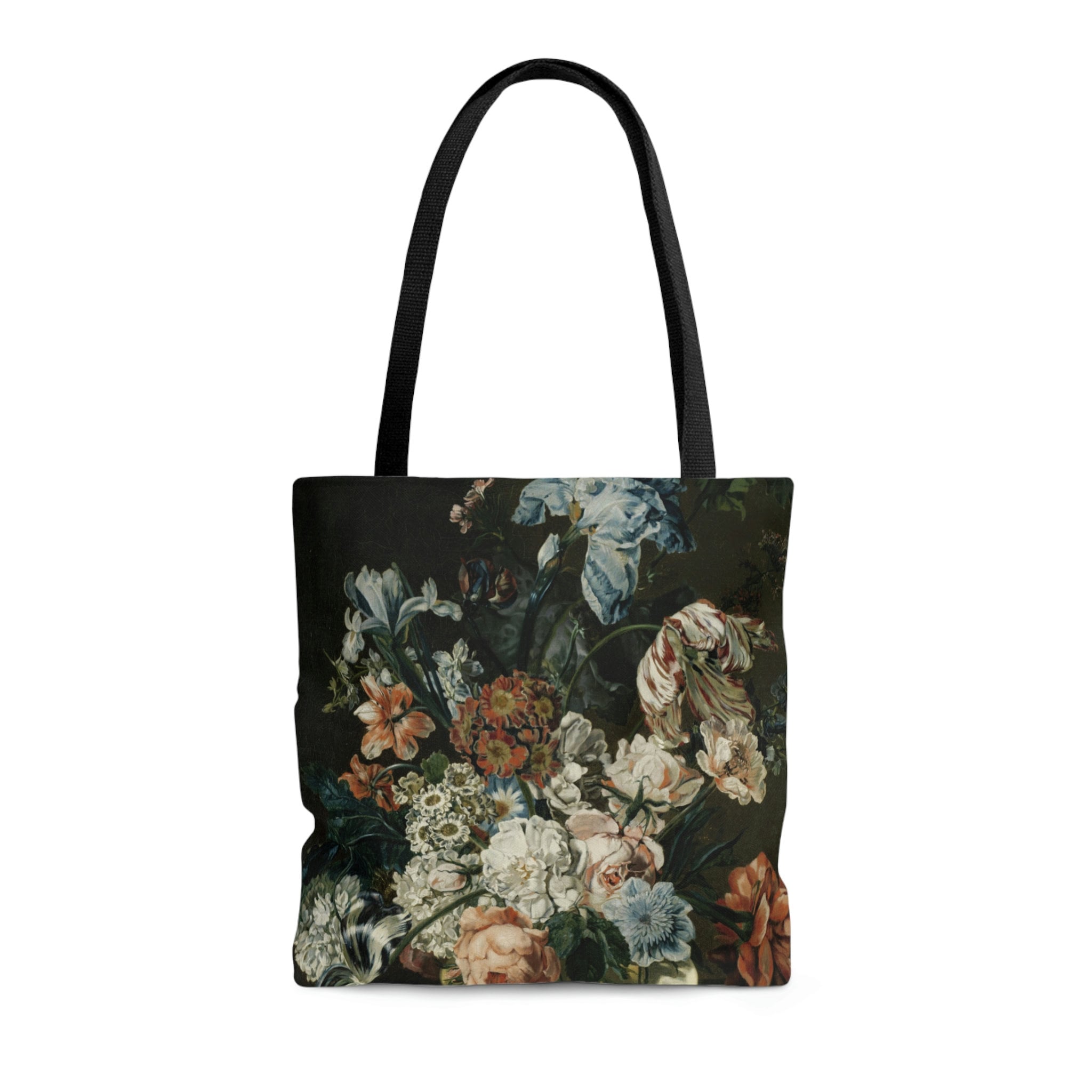 Vintage Flowers Tote Bags, Floral Painting Tote Bags, All Over Flowered Tote Bag - Etsy