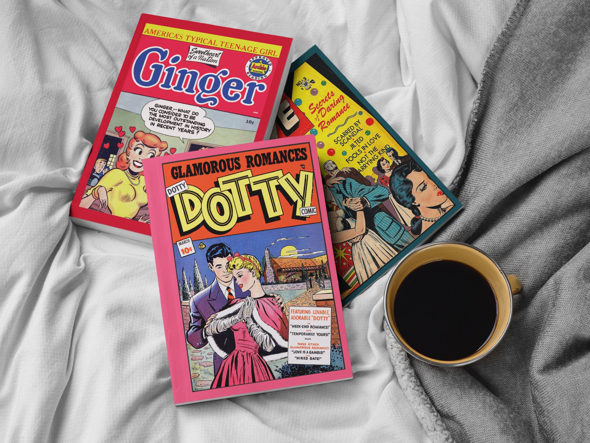 Vintage Romance Comic Book Gift Hardcover Journal for Teens - Etsy