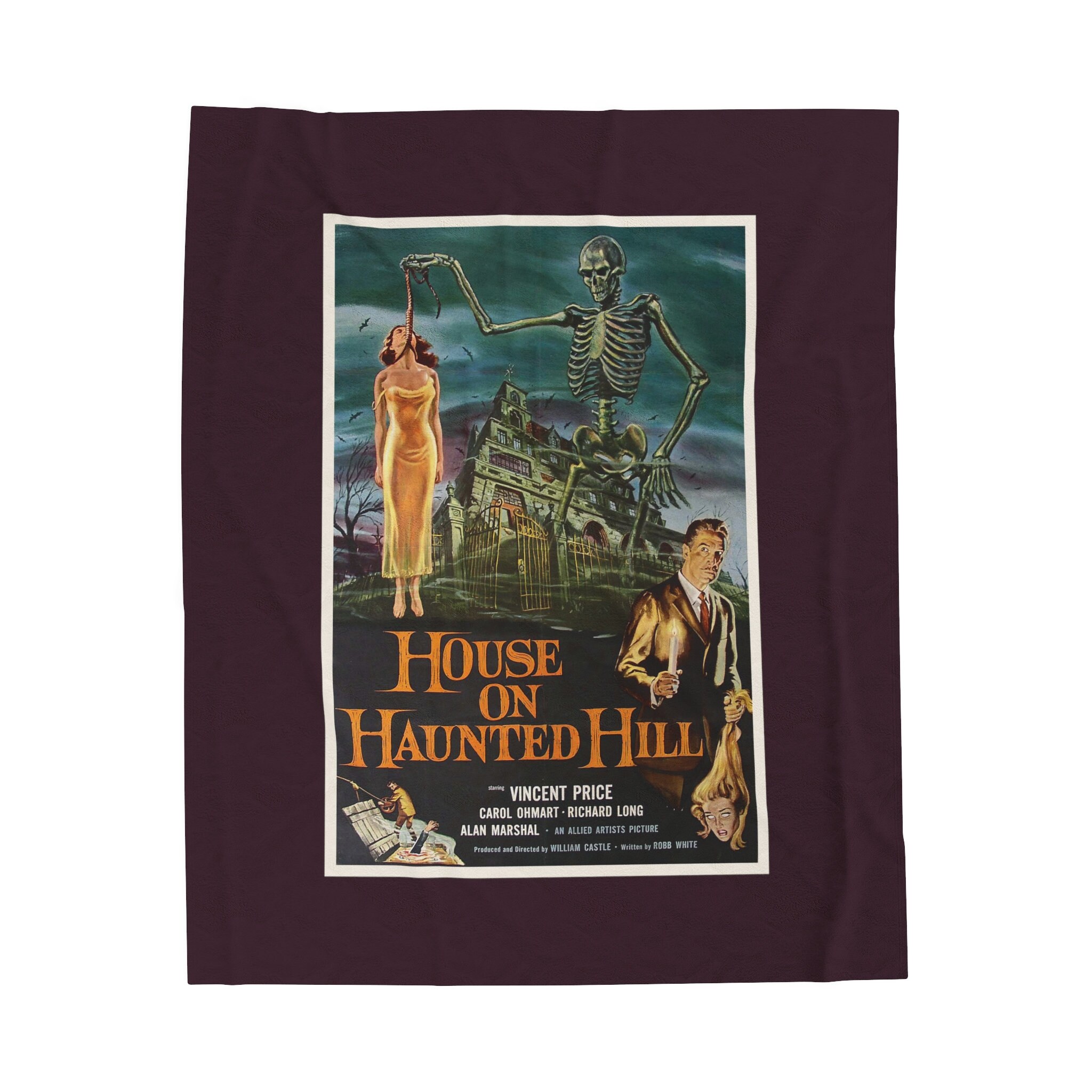 Gift for Him House on Haunted Hill Horror Movie Plush Blanket Gift for ...