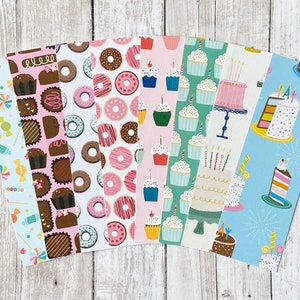 Sweet Tooth Food Bookmarks | Cake, Cupcakes, Donuts, Candy Bookmarks - Etsy