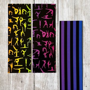 Neon Sports Bookmarks | Running, Cycling, Volleyball, Lacrosse ...