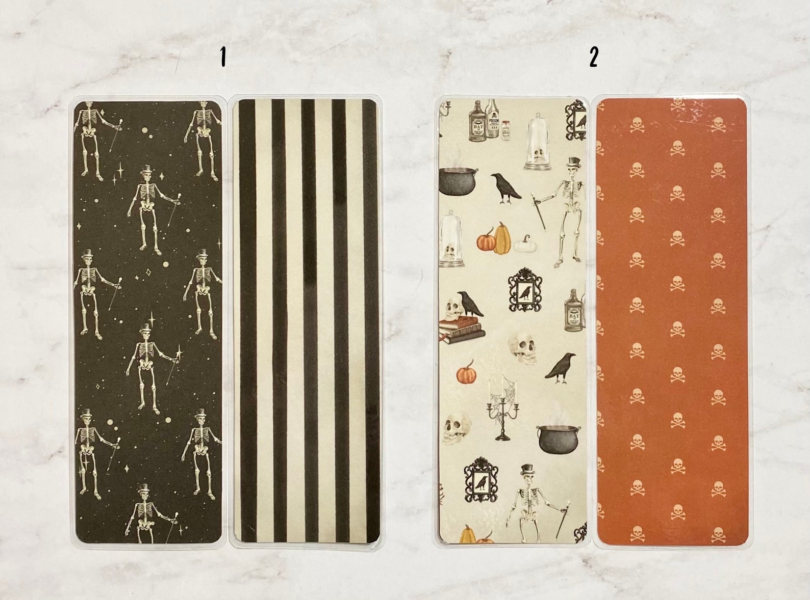 Halloween Market Bookmarks | Etsy