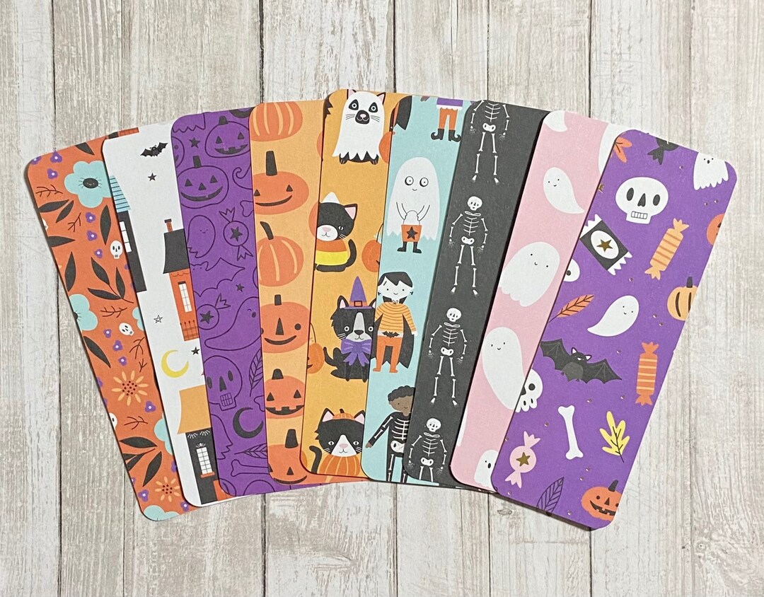 Happy Haunts Bookmarks | Spooky Halloween Bookmarks - Etsy