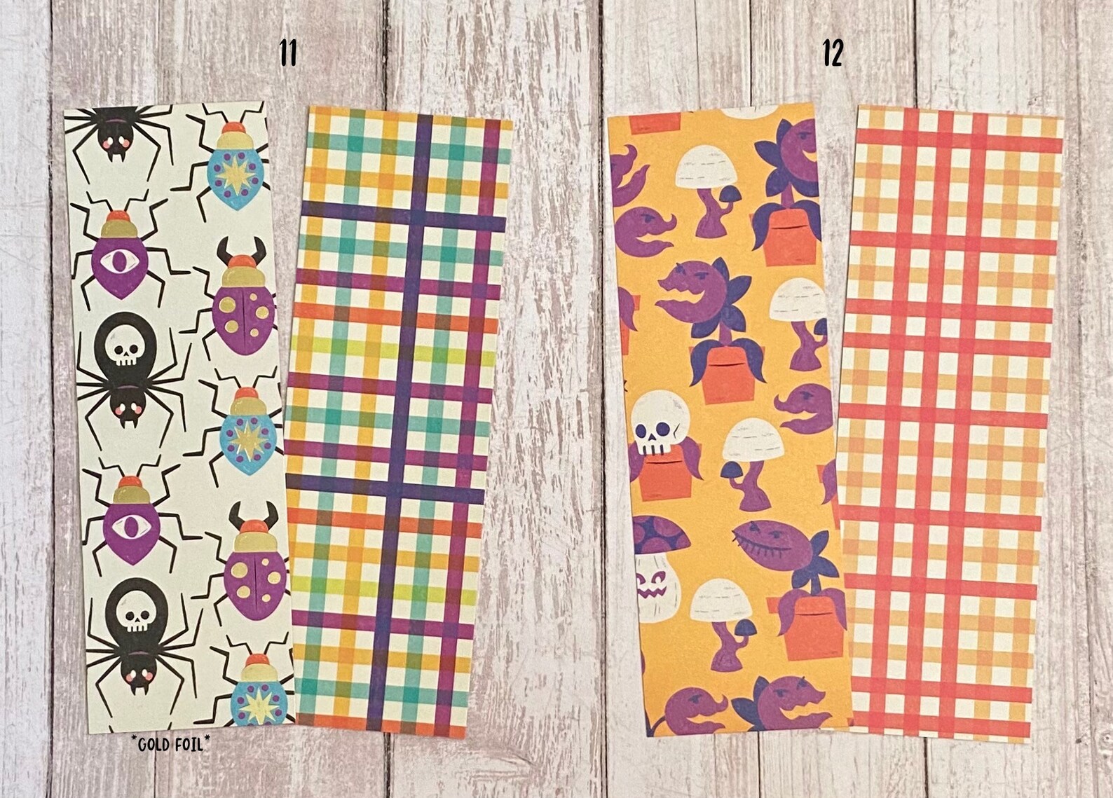 Halloween Boo Crew Bookmarks Spooky Bookmarks - Etsy