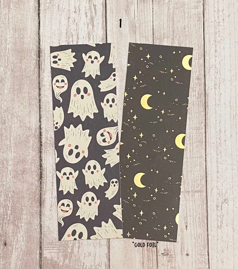Halloween Boo Crew Bookmarks | Spooky Bookmarks - Etsy
