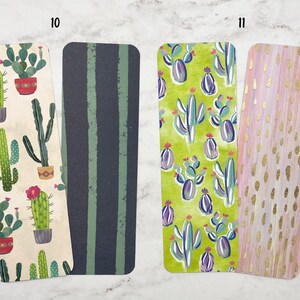 Cactus and House Plant Bookmarks | Plant and Floral Bookmarks - Etsy