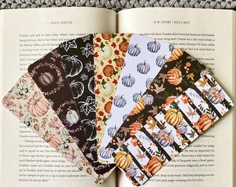 Printable Fall Bookmarks Fall Printable Fall Bookmark Set - Etsy