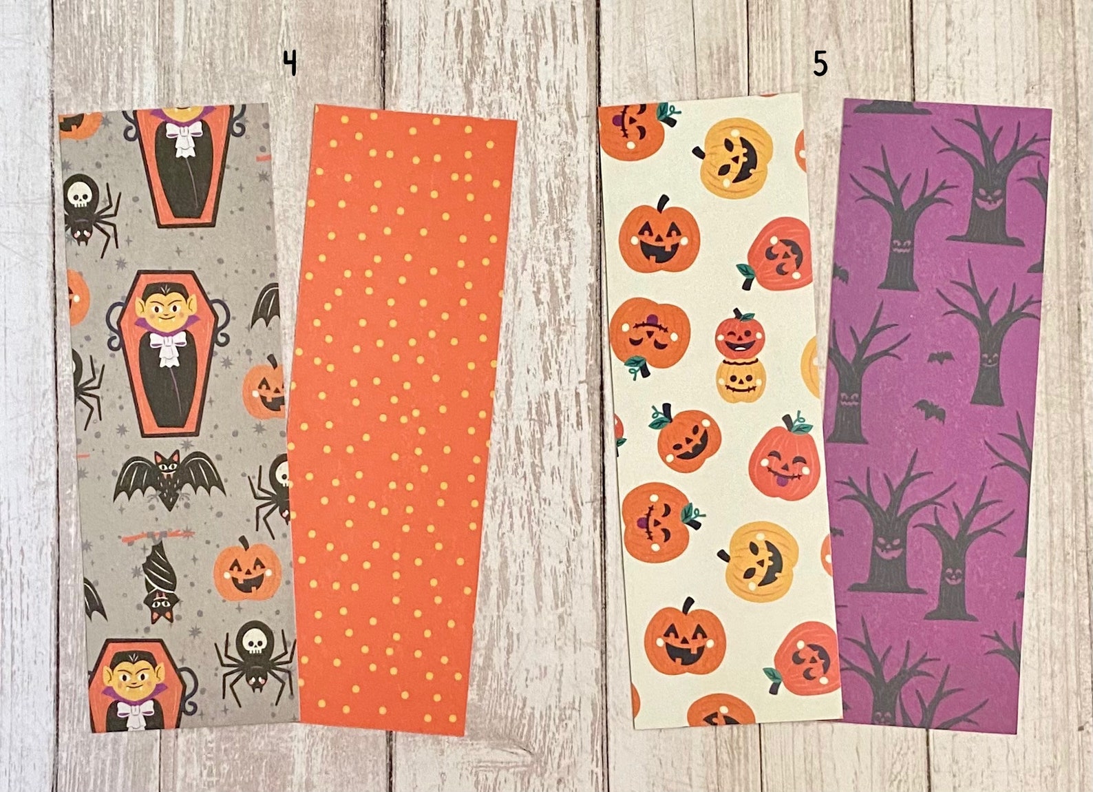 Halloween Boo Crew Bookmarks Spooky Bookmarks - Etsy