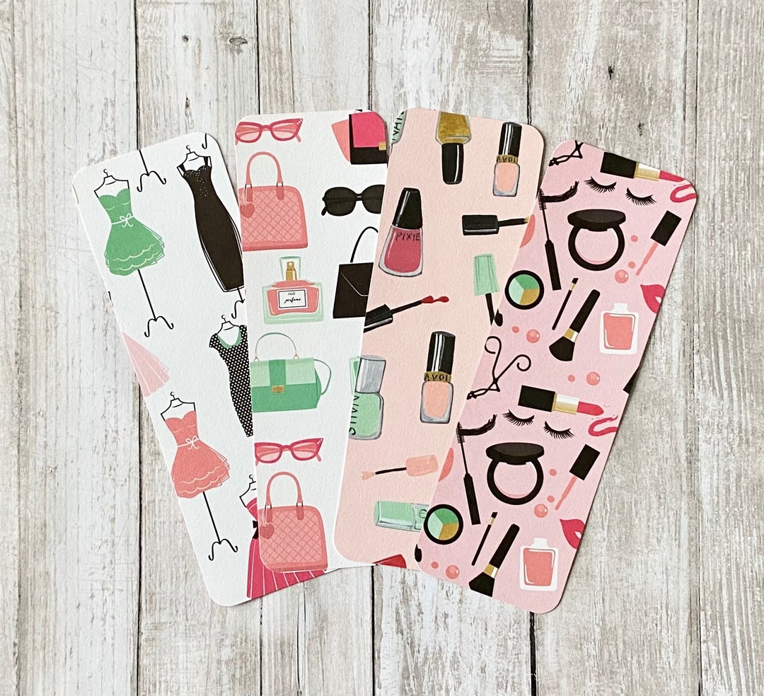 Fashionista Bookmarks | Beauty and Makeup Bookmarks - Etsy