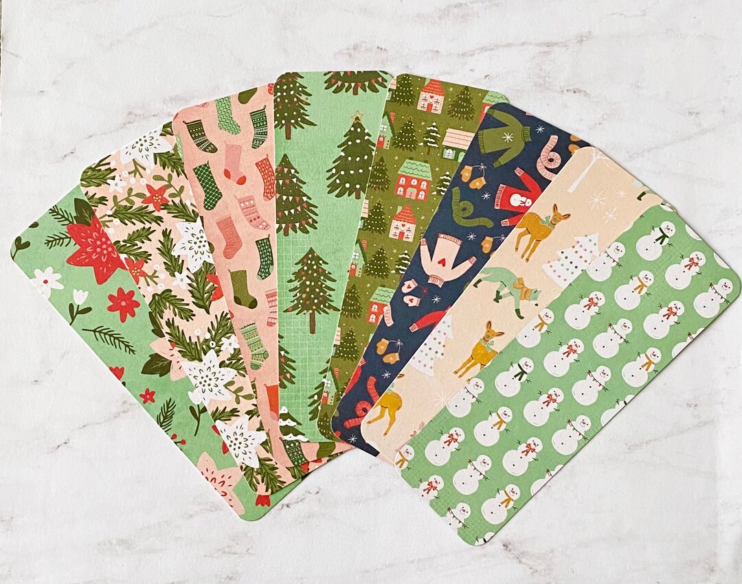Holly Jolly 2 Bookmarks Christmas Bookmarks - Etsy