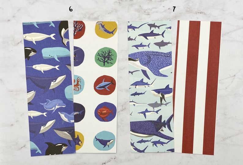 Ocean Animals Bookmarks - Etsy