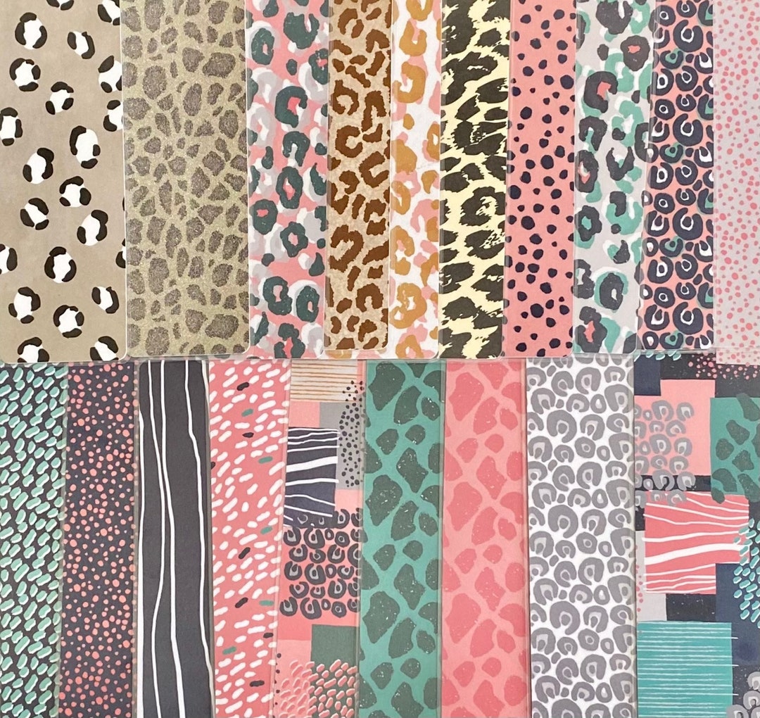 Wild Animal Print Bookmarks - Etsy