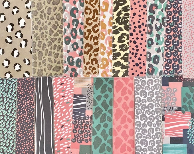Wild Animal Print Bookmarks - Etsy