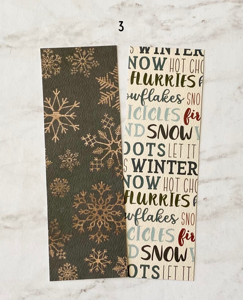 Let It Snow Bookmarks Winter Bookmarks | Etsy