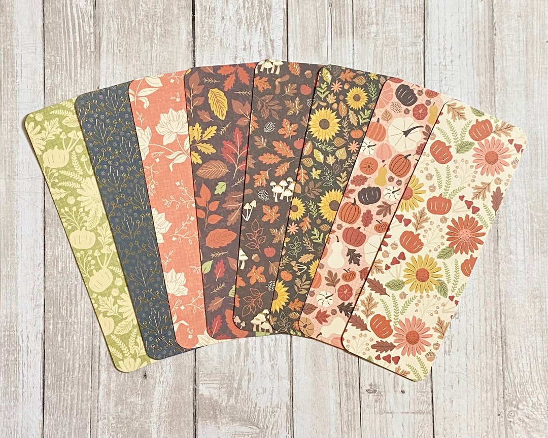 Harvest Delight Bookmarks | Fall Bookmarks - Etsy