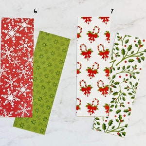 Holly Jolly Christmas Bookmarks Holiday Bookmarks - Etsy
