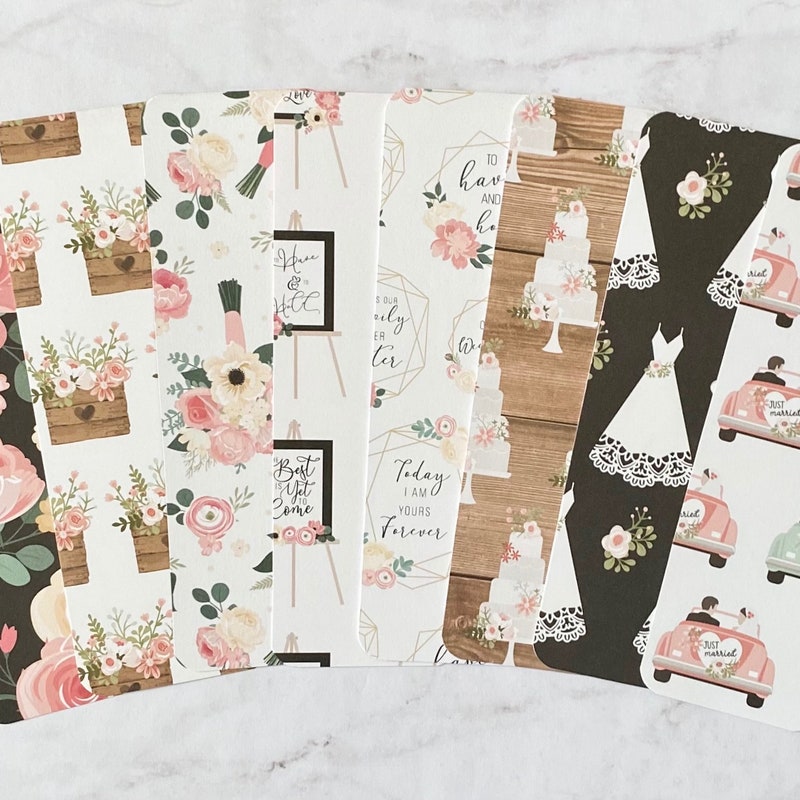 Wedding Bookmark - Etsy