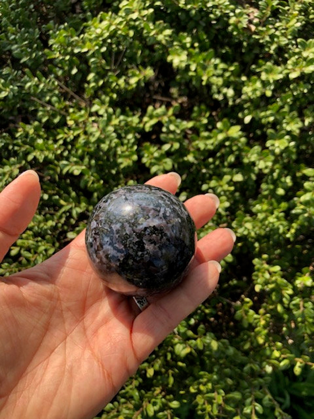 Blizzard Stone Sphere Gabbro Crystal Ball Natural Quartz Ball Carving ...