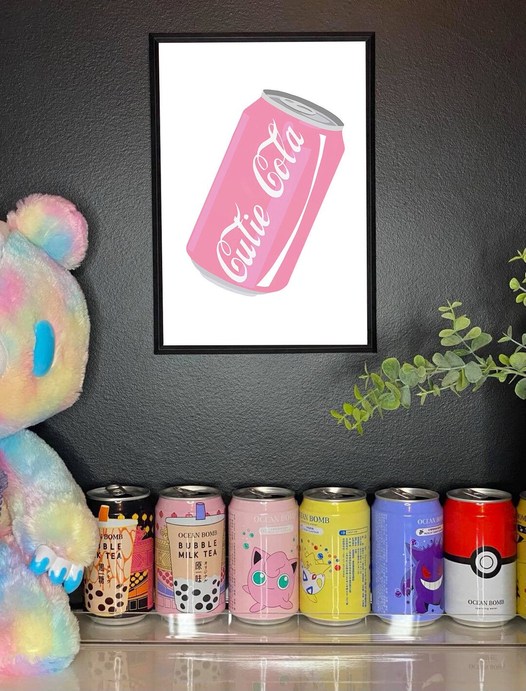 Cute Cola Pink Can Soda Pop Print Cute Kawaii Print Digital ...