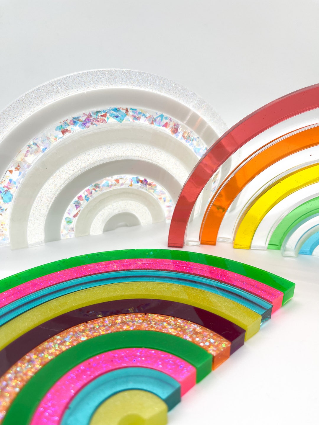 Custom Resin Large Rainbow Stacker (6 or 10 Arches) - Etsy