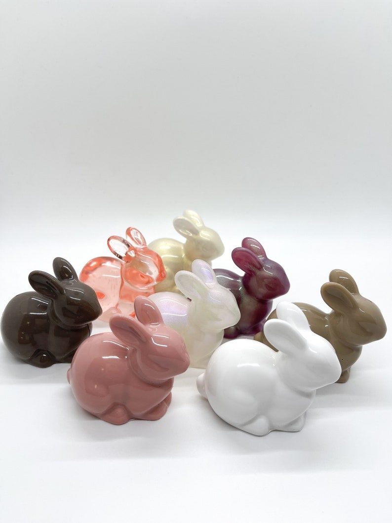 Custom Resin Bunny (fairy Lights Available) - Etsy